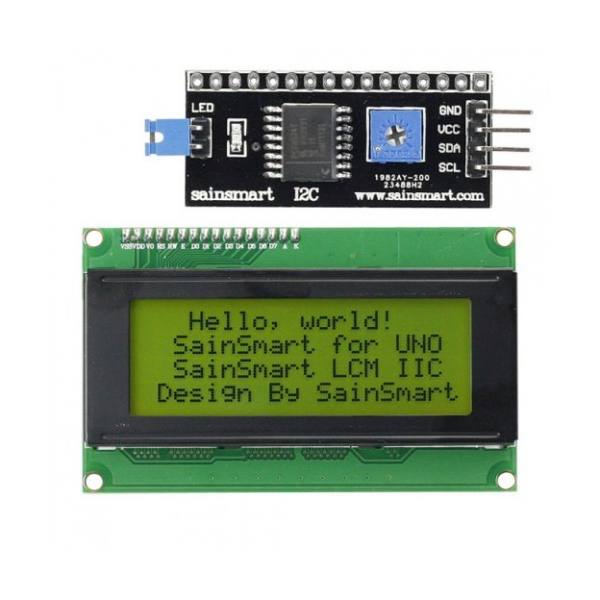 Arduino Uno Sunfounder Iic I2c Twi Serial 2004 20x4 Lcd Arduino L Bread Board Electrical